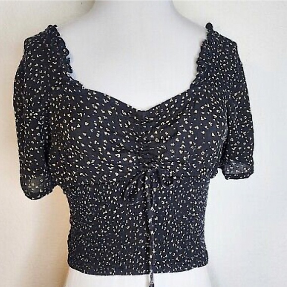 Sim & Sam | Tops | Sim Sam Cropped Shirt | Poshmark